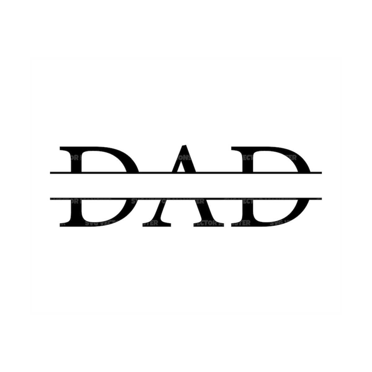 Dad Split Monogram Svg, Split Name Frame Svg, Father's Day S | Inspire ...