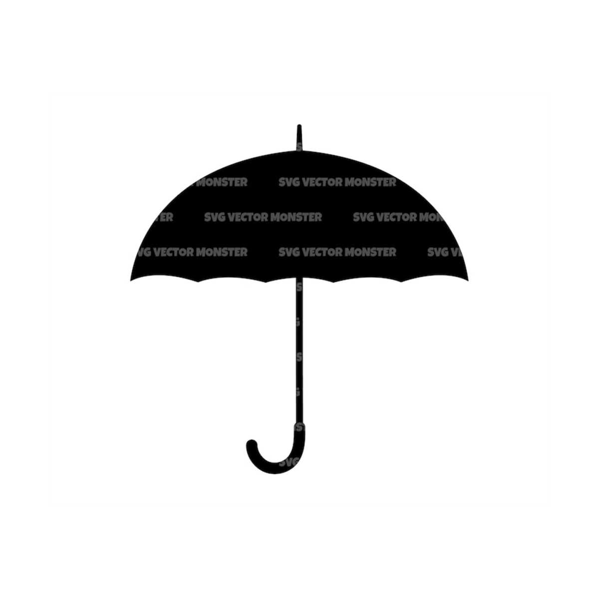 Umbrella Svg. Vector Cut file for Cricut, Silhouette, Pdf Pn | Inspire ...