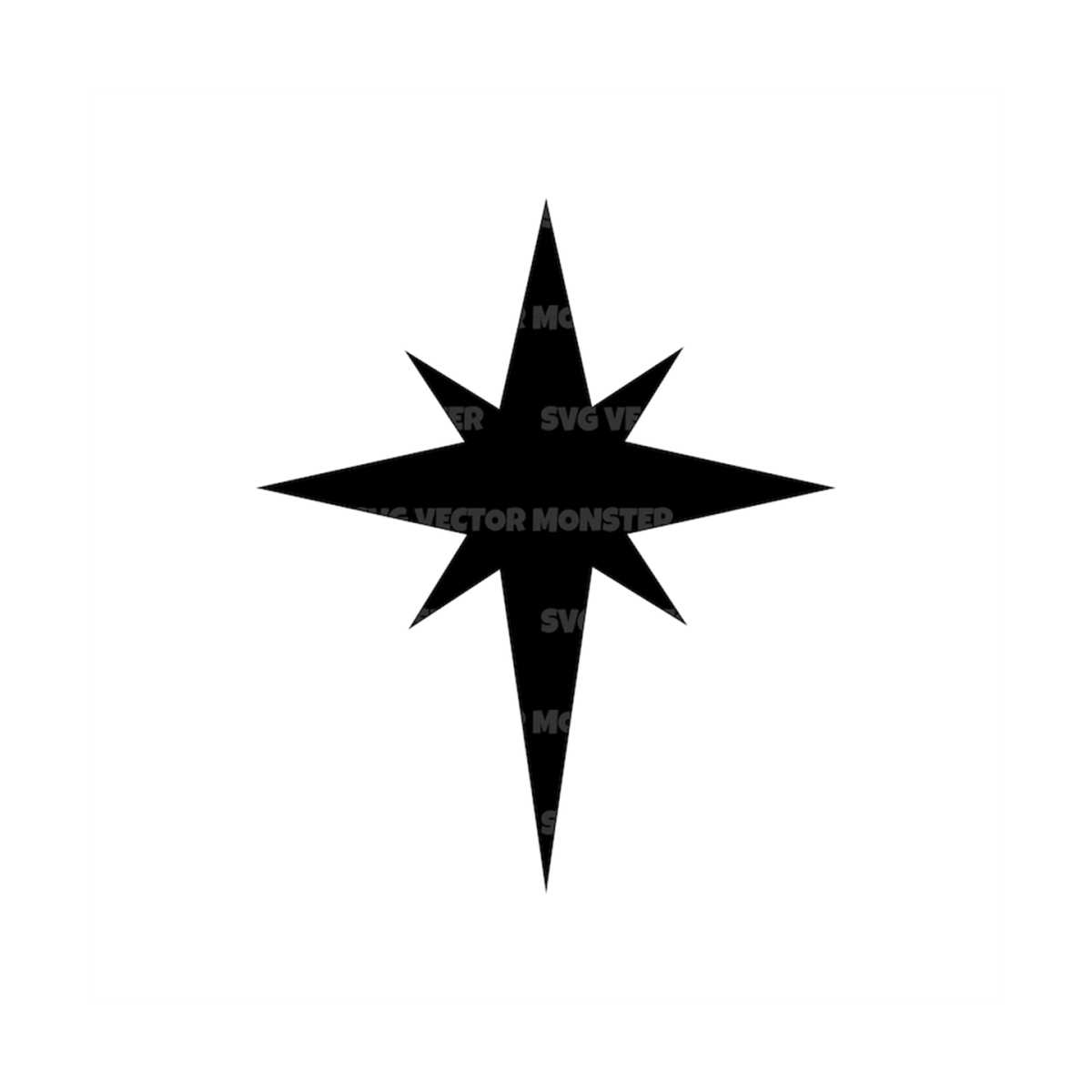 Nativity Star Svg, Christmas Star, Star of Bethlehem Vector | Inspire ...