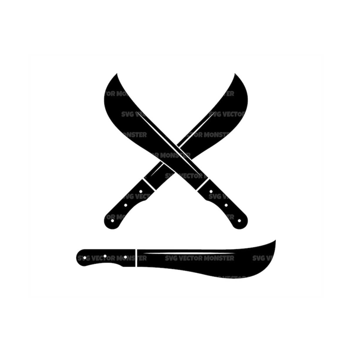 Machete Svg, Knife Svg, Sword Svg, Blade Svg. Vector Cut fil | Inspire ...
