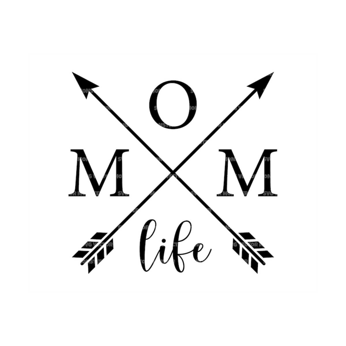 Mom Life Arrows Svg, Momlife Svg. Vector Cut file for Cricut | Inspire ...