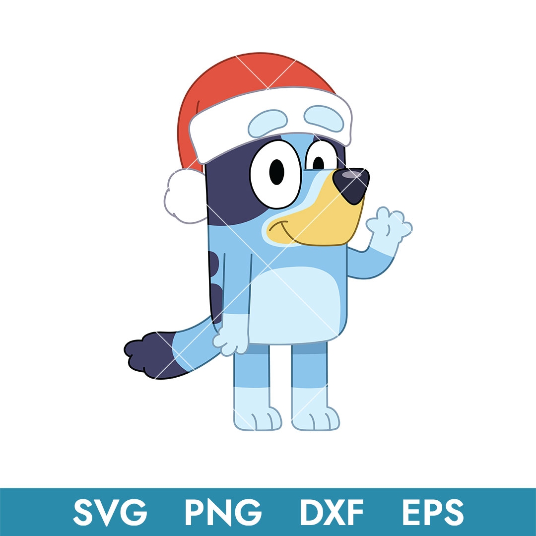 Bluey Dog Christmas Svg, Bluey, Bluey Svg, Bluey Dog, Blue, | Inspire ...
