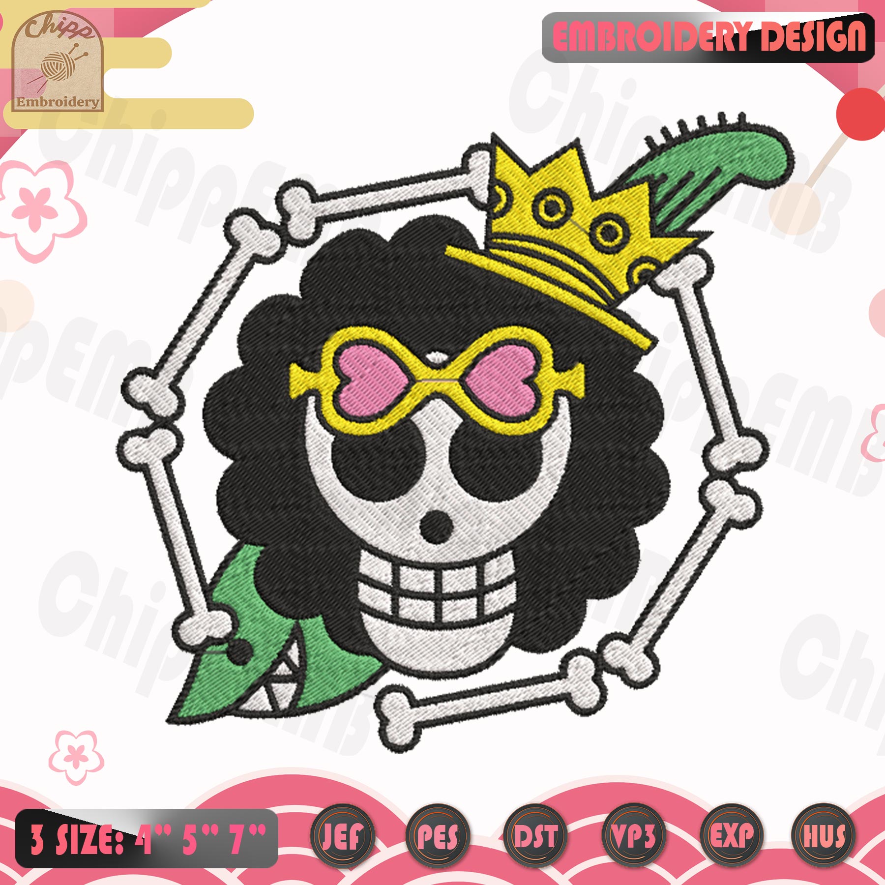 One Piece Embroidery Design, One Piece Embroidery Design, An | Inspire ...