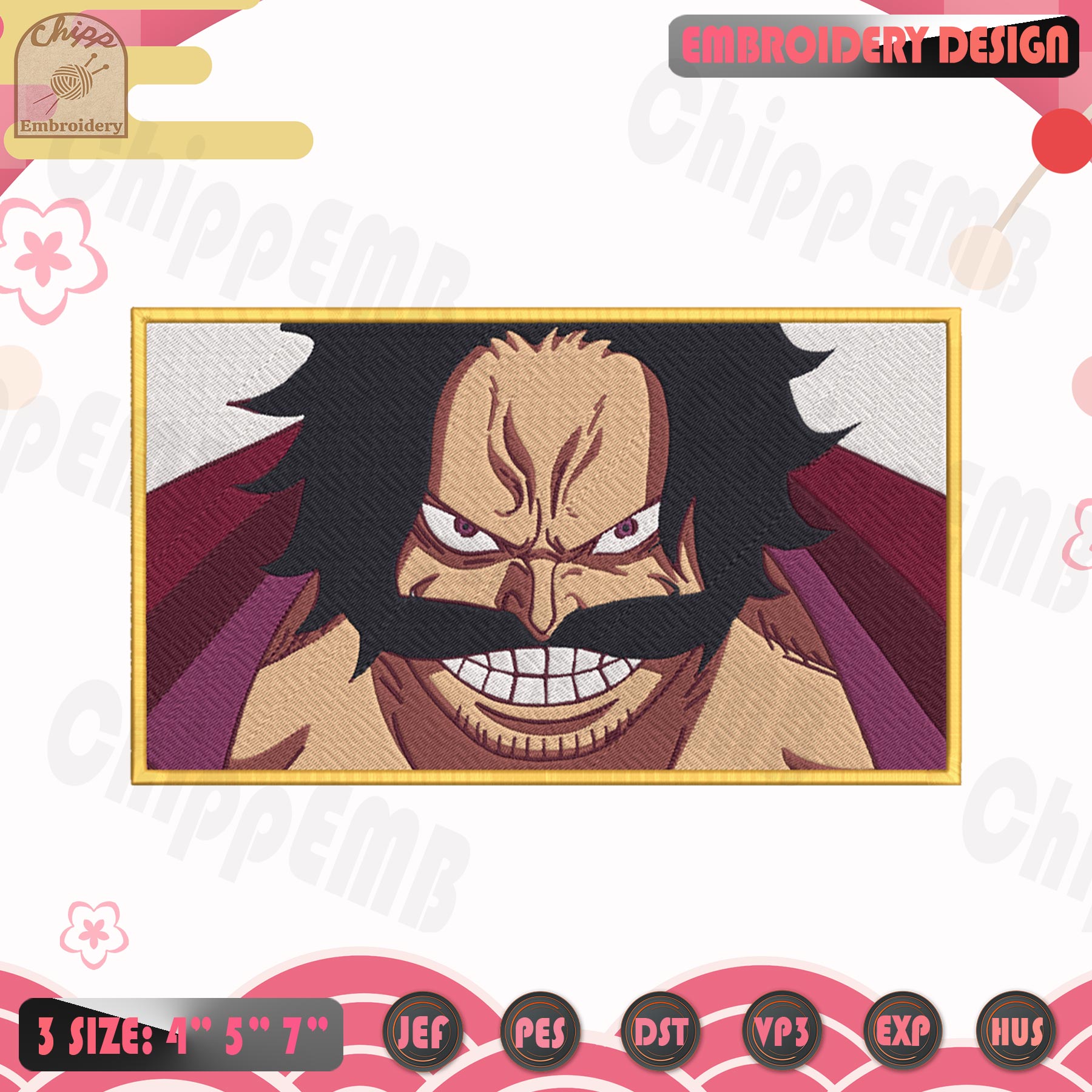 One Piece Embroidery Design, One Piece Embroidery Design, An | Inspire ...