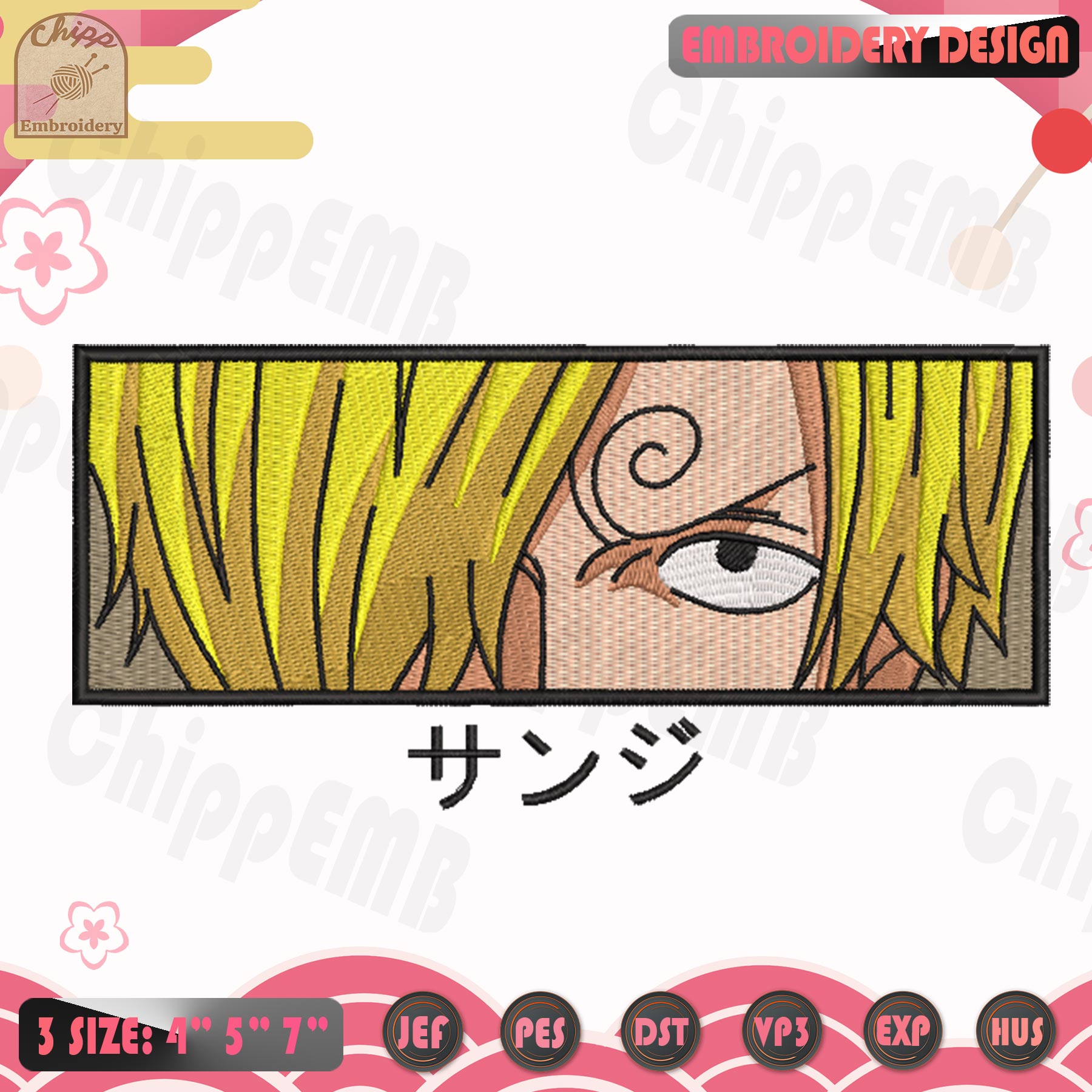 One Piece Embroidery Design, One Piece Embroidery Design, An | Inspire ...