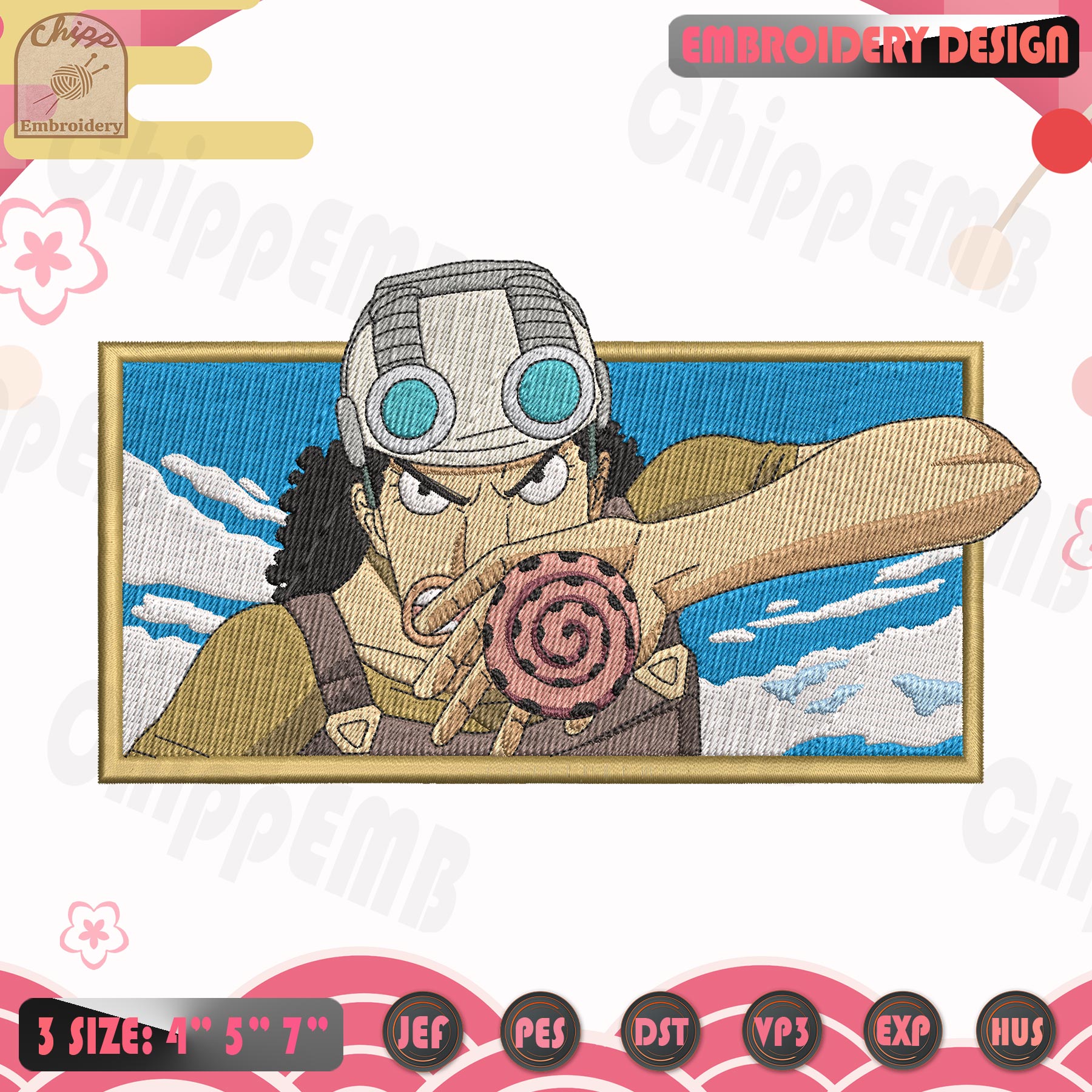 One Piece Embroidery Design, One Piece Embroidery Design, An | Inspire ...