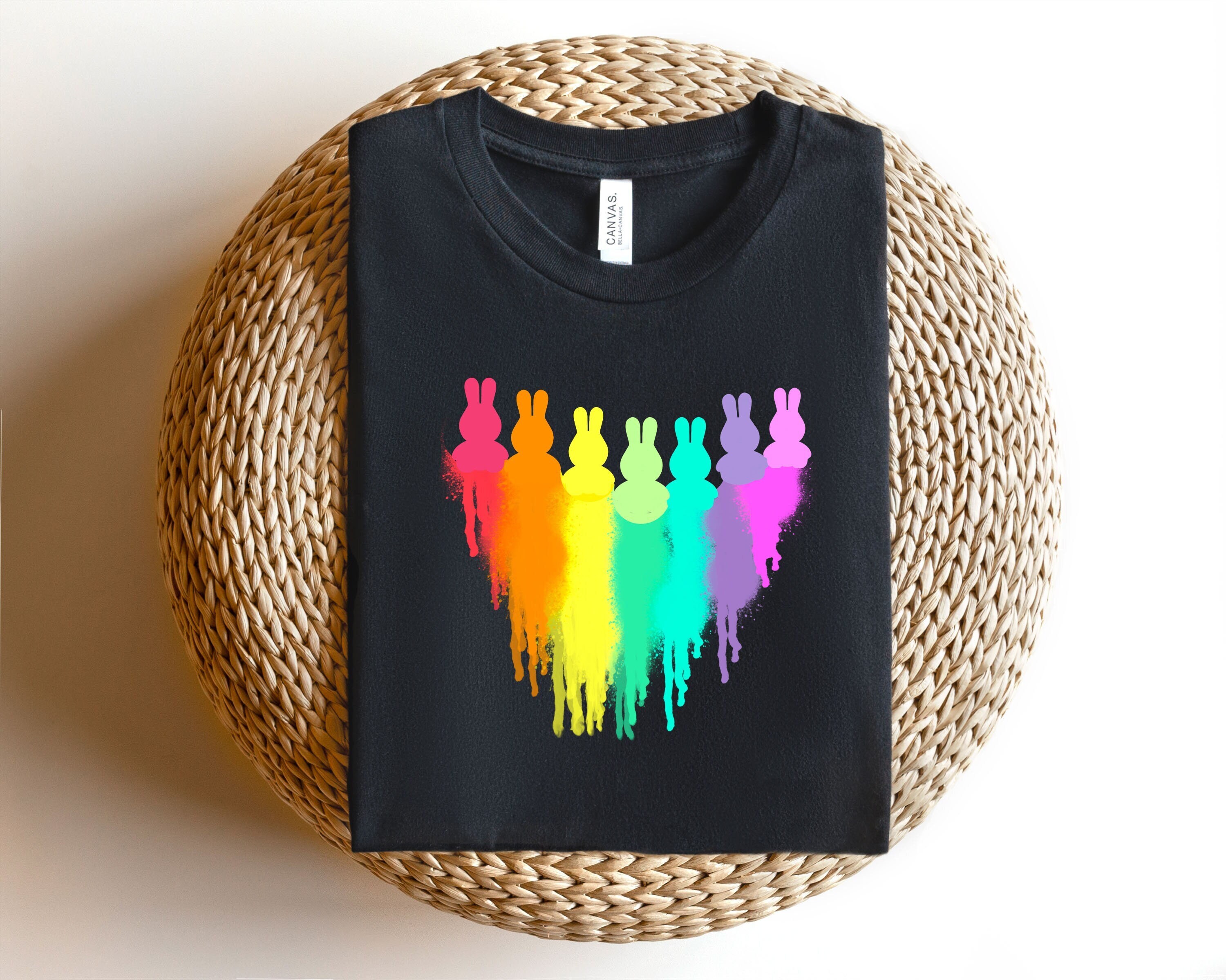 Colorful Easter Peeps Shirt,Watercolor Easter Peeps Tee,Peep | Inspire ...