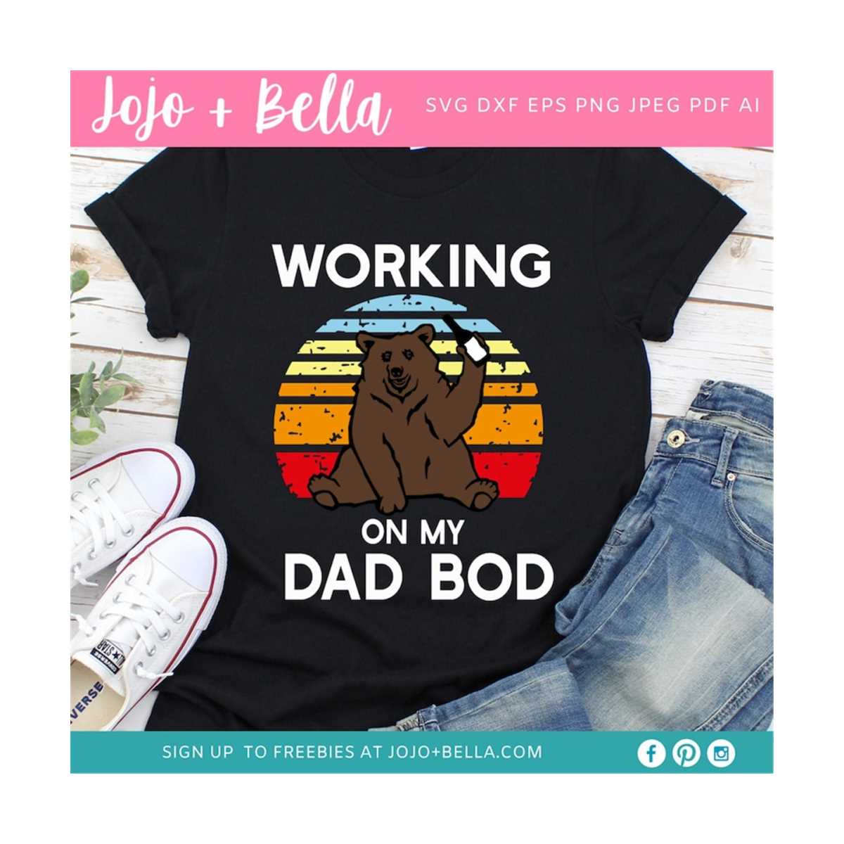 Working on my Dad Bod Svg, Dad Svg, Father's Day Svg, Dad Bo - Inspire Uplift
