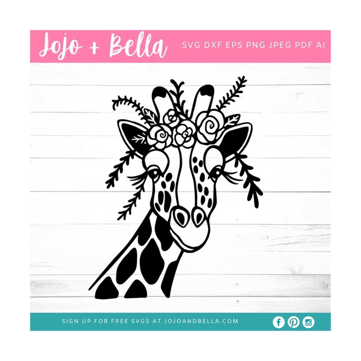Giraffe Cartoon Svg | Inspire Uplift