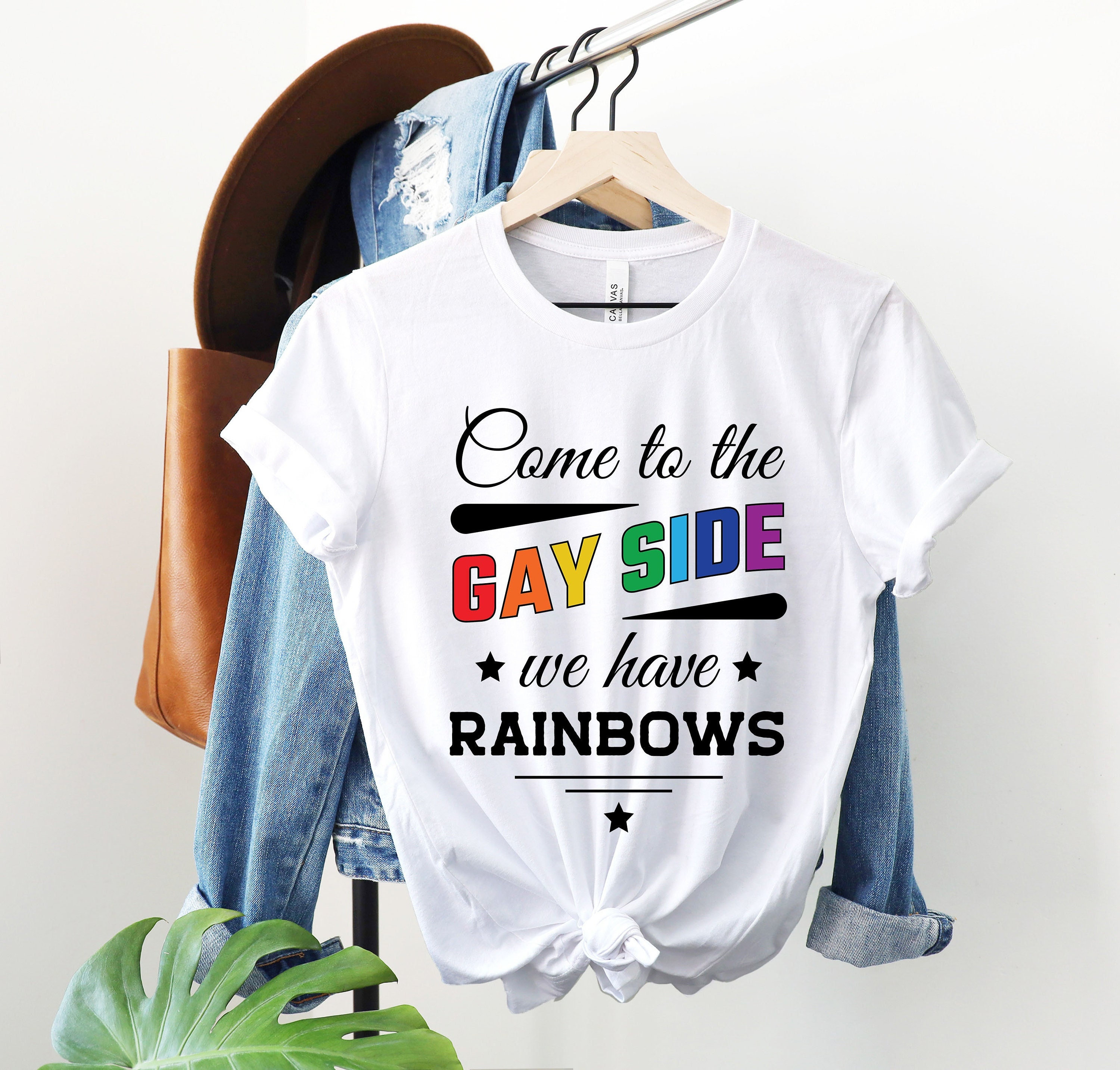 Come to the Gay Side Love is Blind, Gay Pride LGBTQ Shirt, - Inspire Uplift