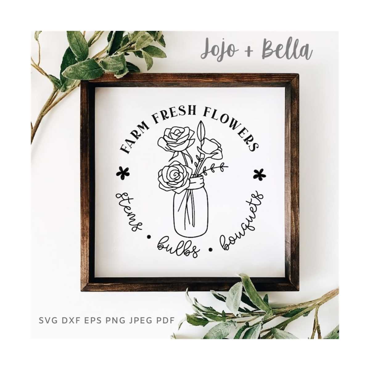 Fresh Flowers Svg - Inspire Uplift