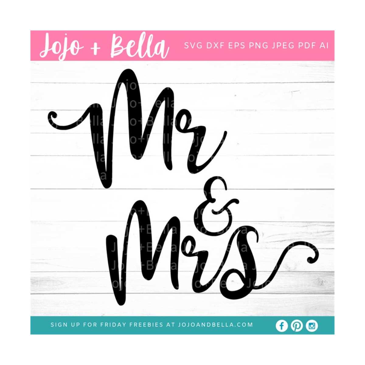 Mr & Mrs Svg - Wedding Guest Book SVG - Wedding SVG - Bride - Inspire ...