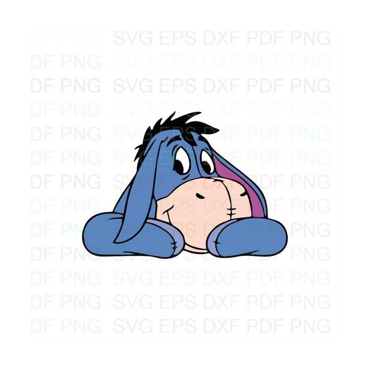 Eeyore_Donkey_Winnie_the_Pooh Svg Dxf Eps Pdf Png, Cricut, C | Inspire ...