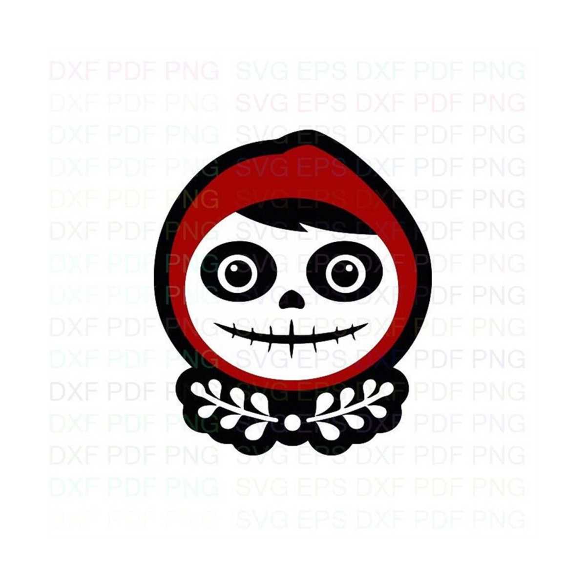 Coco_Face Svg Dxf Eps Pdf Png, Cricut, Cutting file, Vector, | Inspire ...