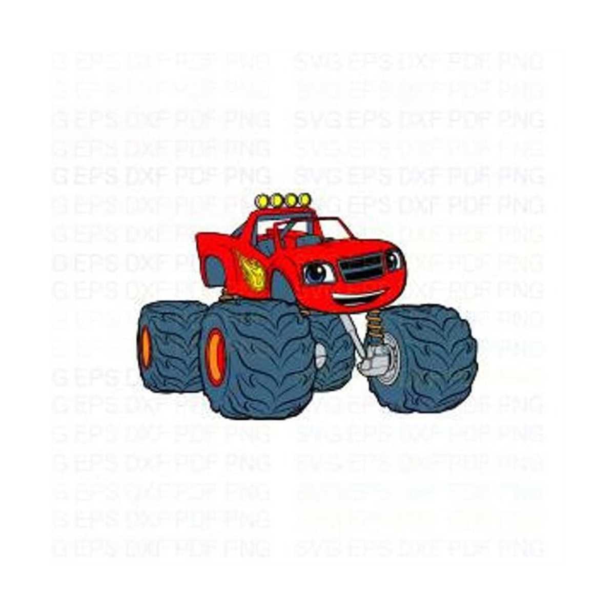 Blaze_Monster_Machines Svg Dxf Eps Pdf Png, Cricut, Cutting | Inspire ...