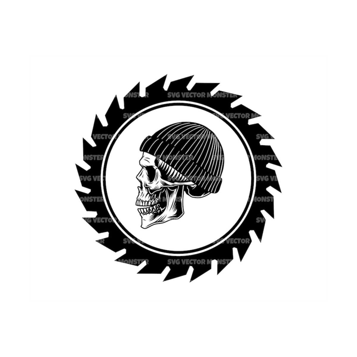 Lumberjack Skull Svg, Saw Blade Svg, Skeleton Svg, Logger, W | Inspire ...