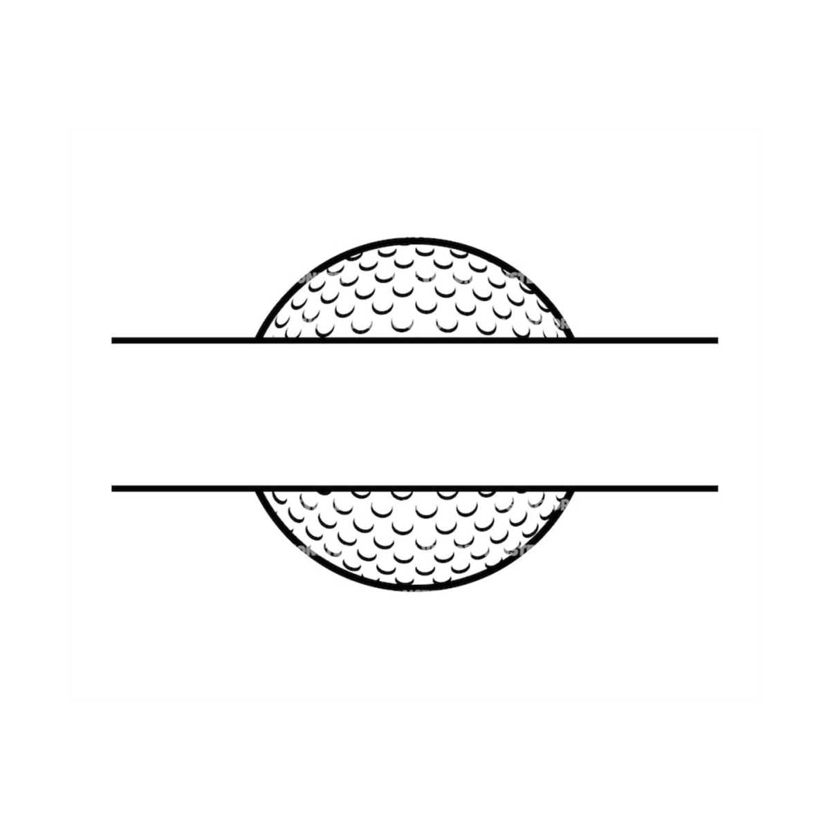 Golf Split Monogram Svg, Split Name Frame, Golf Ball, Golfer | Inspire ...