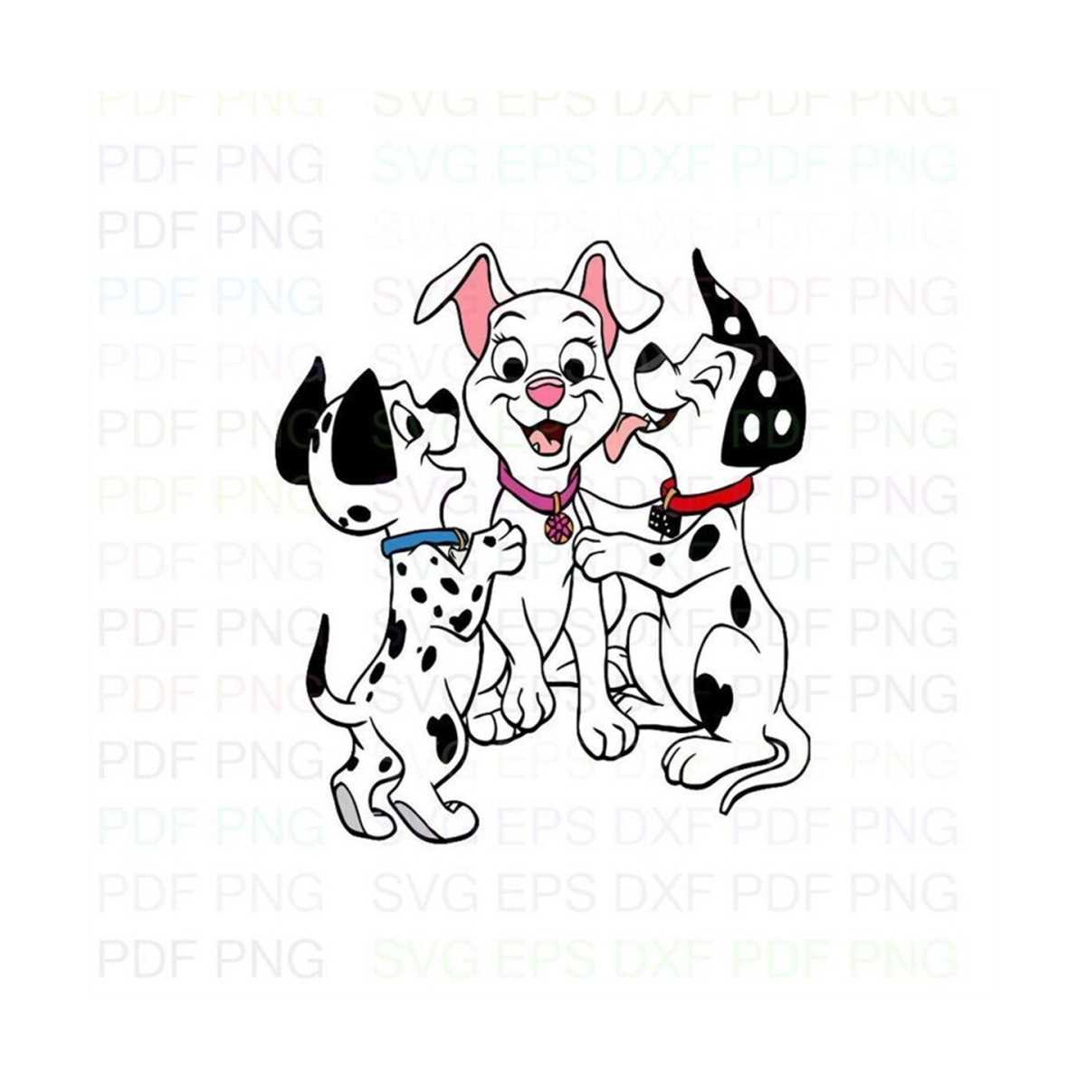 101_Dalmations_027 Svg Dxf Eps Pdf Png, Cricut, Cutting file | Inspire Uplift