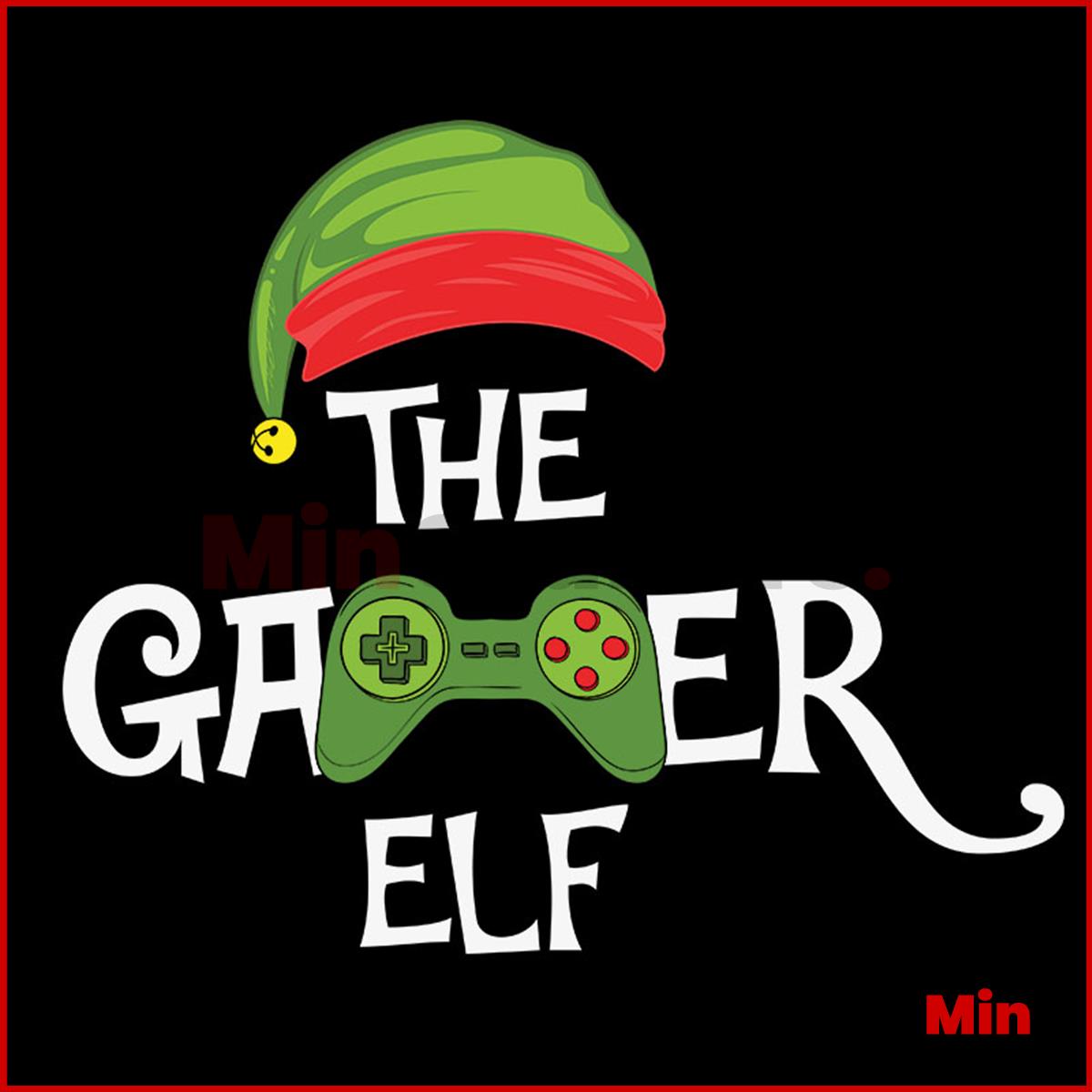 The Gamer Elf Svg, Christmas Svg, Elf Svg, Gamer Svg, Pine T - Inspire ...