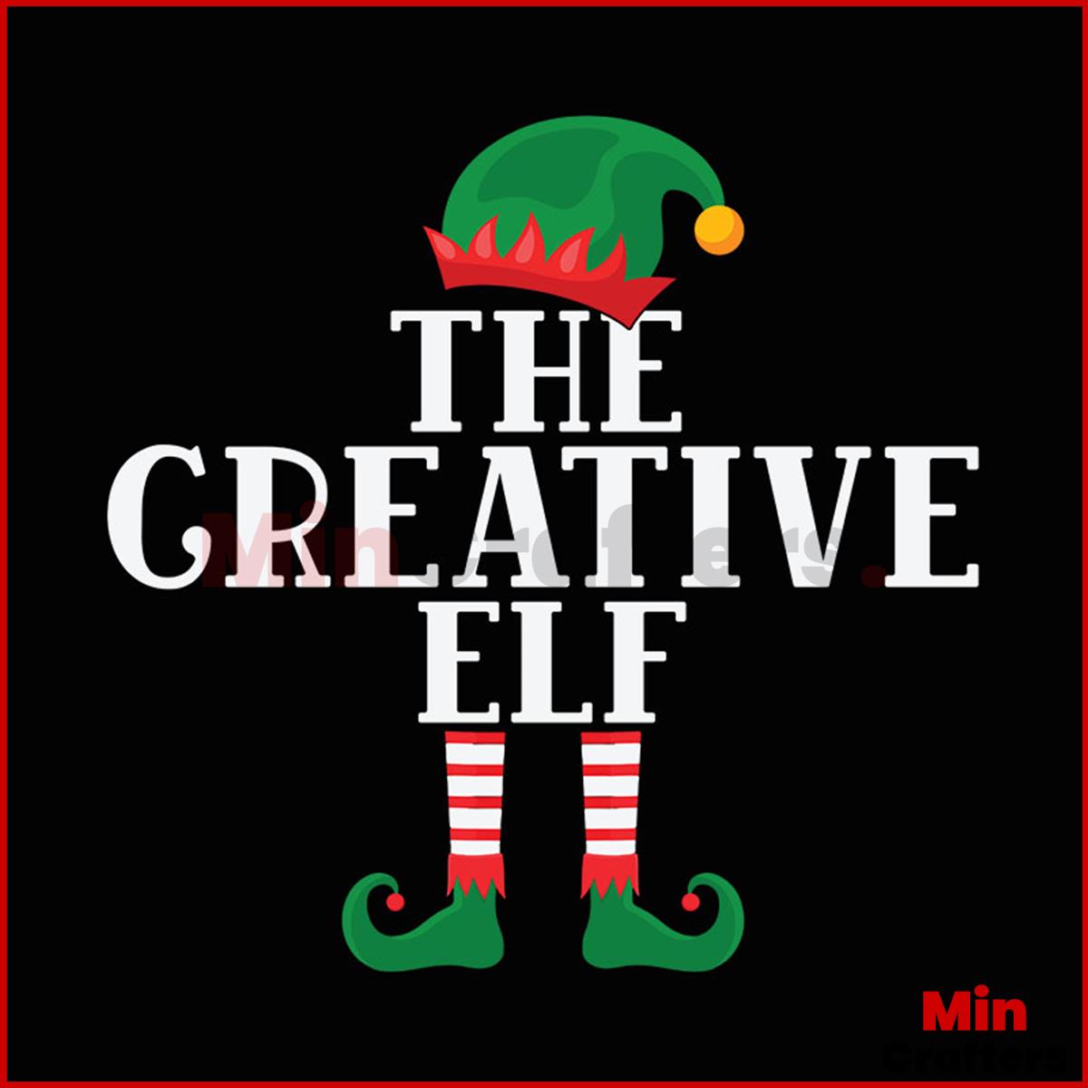 The Creative Elf Svg, Christmas Svg, Elf Creative Svg, Elf S | Inspire ...