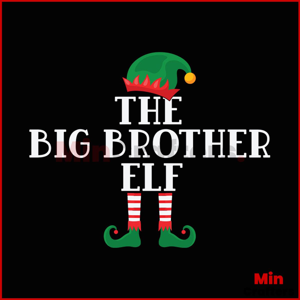 The big brother elf Svg, Christmas Svg, Elf brother Svg, Elf | Inspire ...