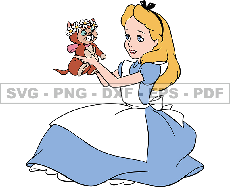 Alice in Wonderland Svg, Alice Svg, Cartoon Customs SVG, EPS | Inspire ...