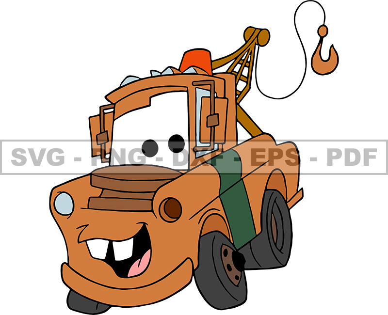 Disney Pixar's Cars png, Cartoon Customs SVG, EPS, PNG, DXF - Inspire ...