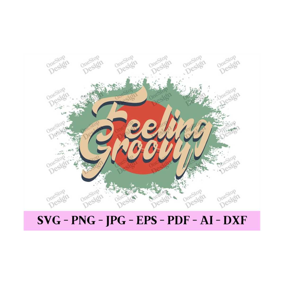 Feeling groovy svg, boho retro svg, hippie svg, aesthetic sv - Inspire Uplift