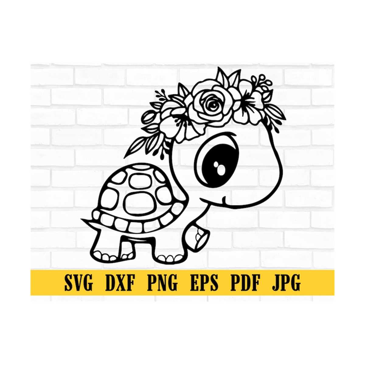 Turtle Flower Svg,Flower Turtle Svg File, Turtle Flower Svg | Inspire ...