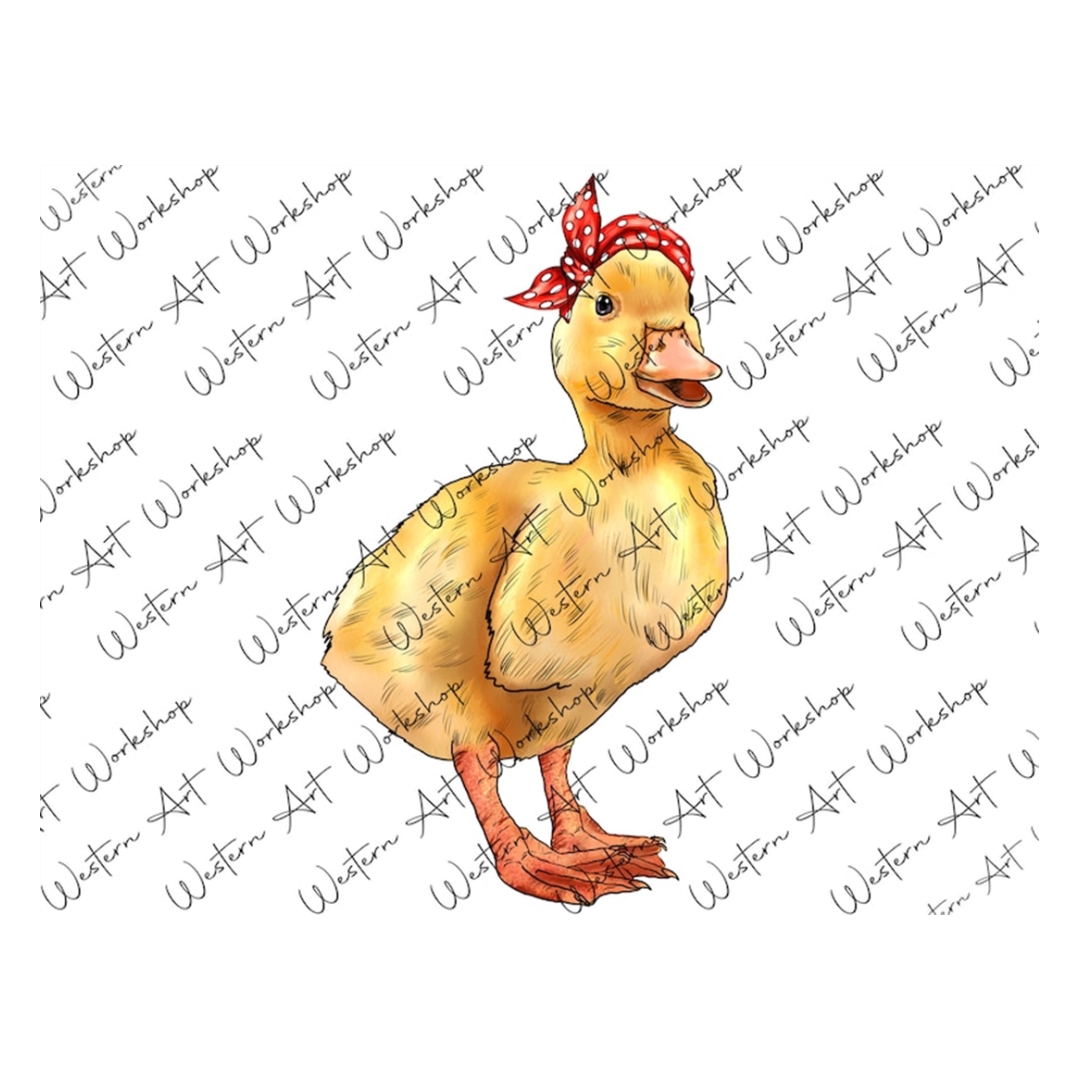 Duckling Sublimation Png, Baby Duck, Bandana Duck Png, Hand | Inspire ...