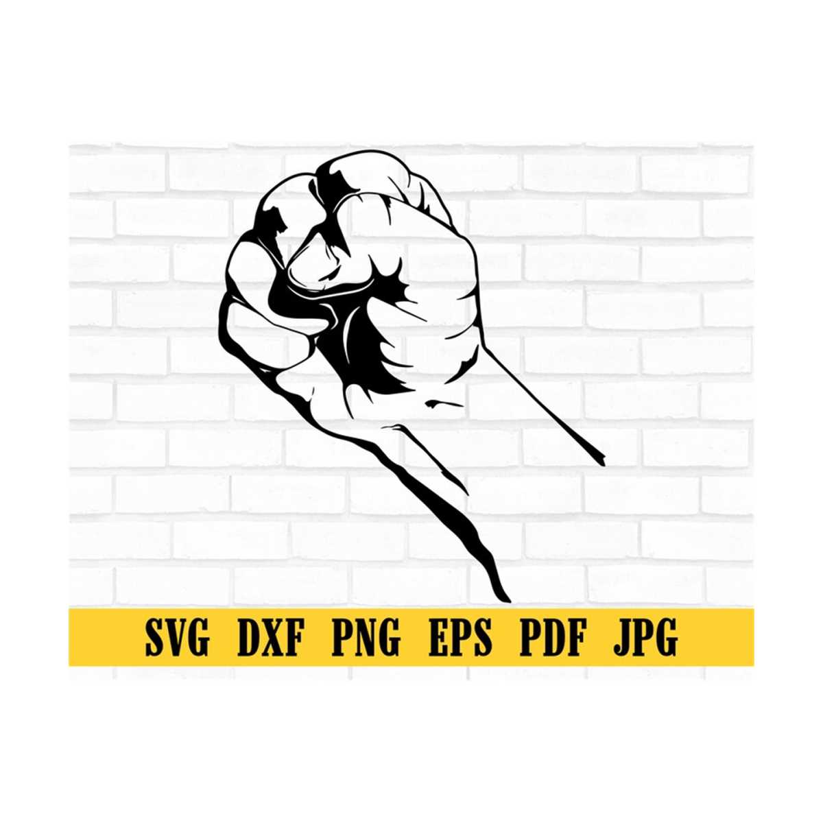 Fist Svg, Fist Svg, Hand Svg, Fist Clipart, Fist Files for C - Inspire ...