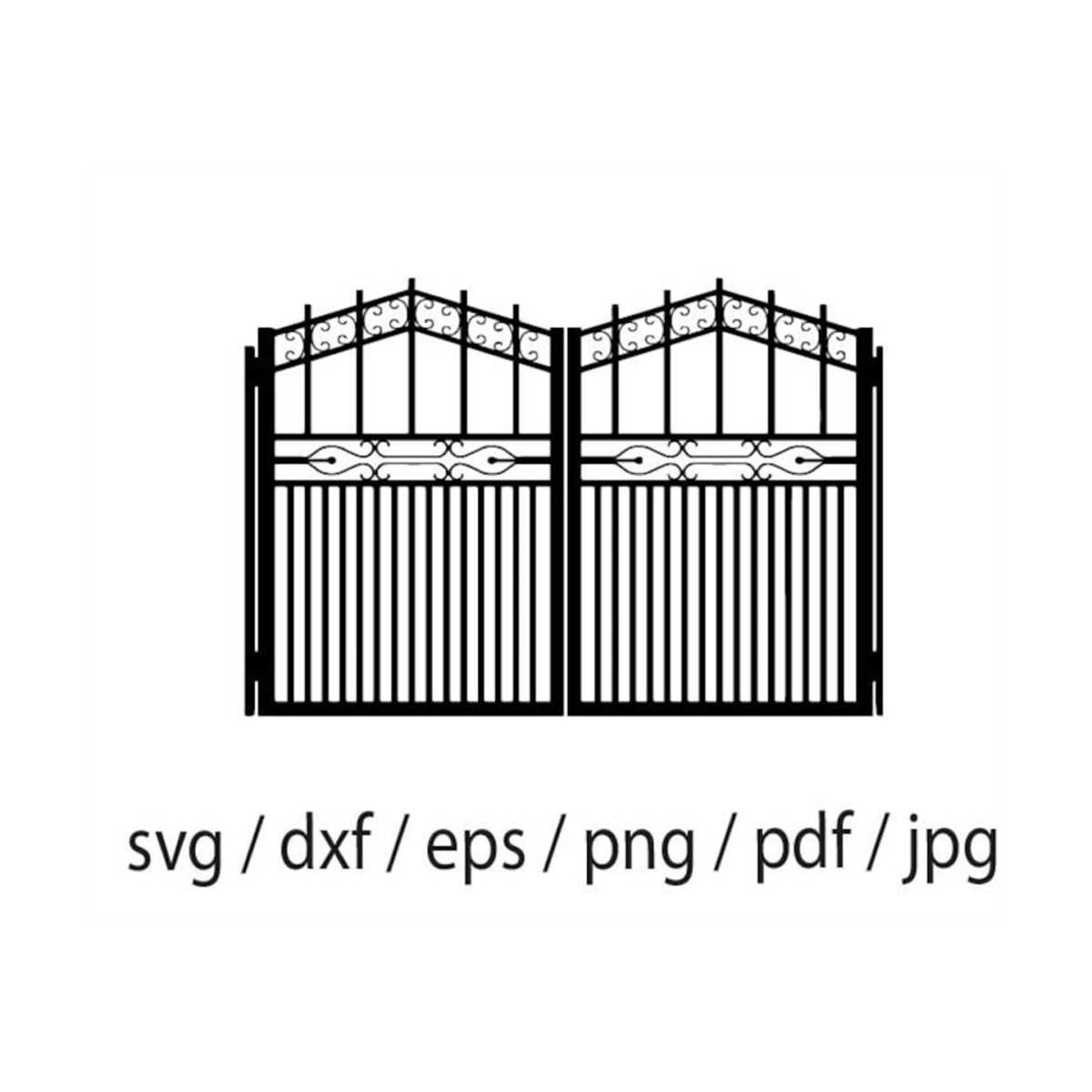 Iron Gate SVG Iron Gate DXF, Iron Gate PNG, Iron Gate Clipar - Inspire ...