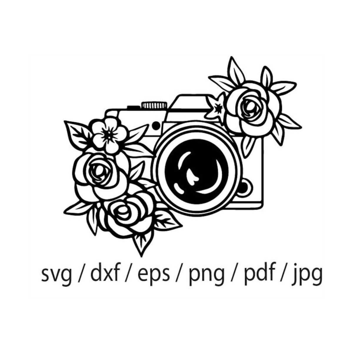 Camera SVG, Photographer SVG, Photography SVG, Floral, Photo | Inspire ...