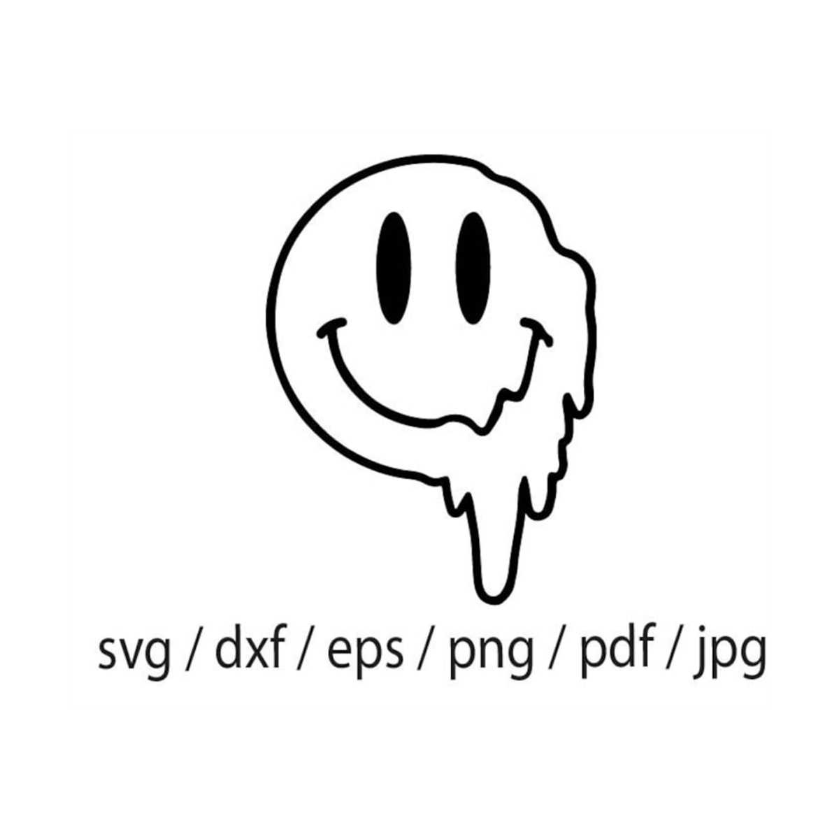 Melted Smile Emoji Dope PNG, SVG, EPS file for t-shirts desi - Inspire ...