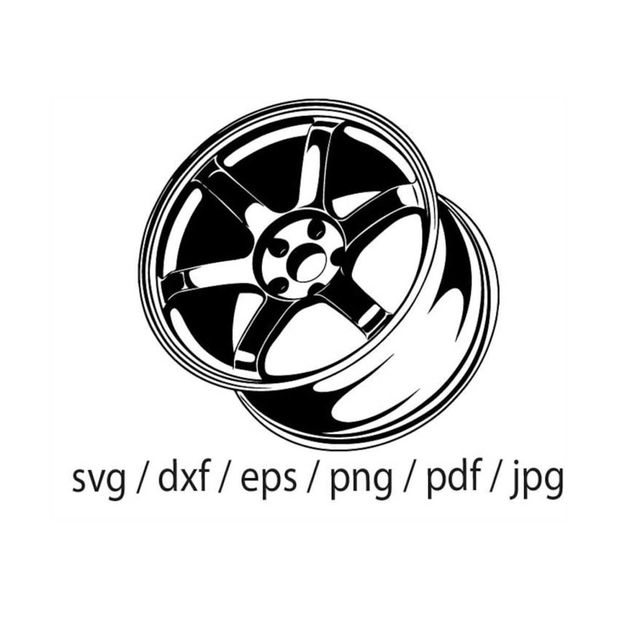 Car Rim Svg, Car Svg, Car Mechanic Svg, Car Rim Dxf, Car Rim - Inspire ...