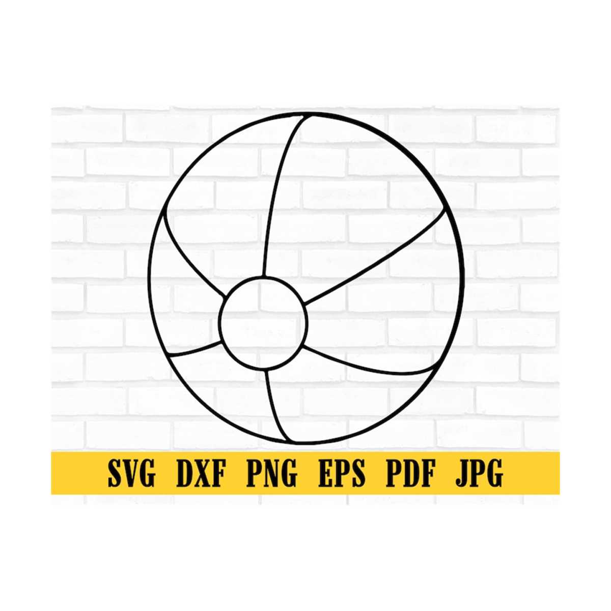 Beach Ball Svg, Summer Beach Svg, Beach Ball Clipart Vector, | Inspire ...