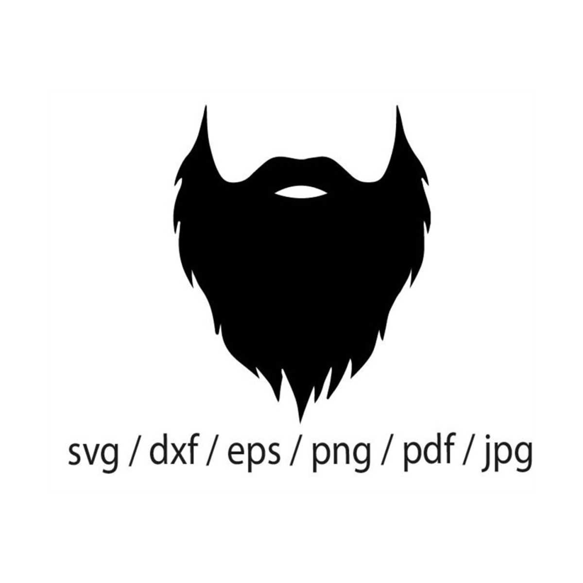 Beard SVG Face Hair Svg, Man Svg, Beard Lover Svg, Mustache - Inspire ...