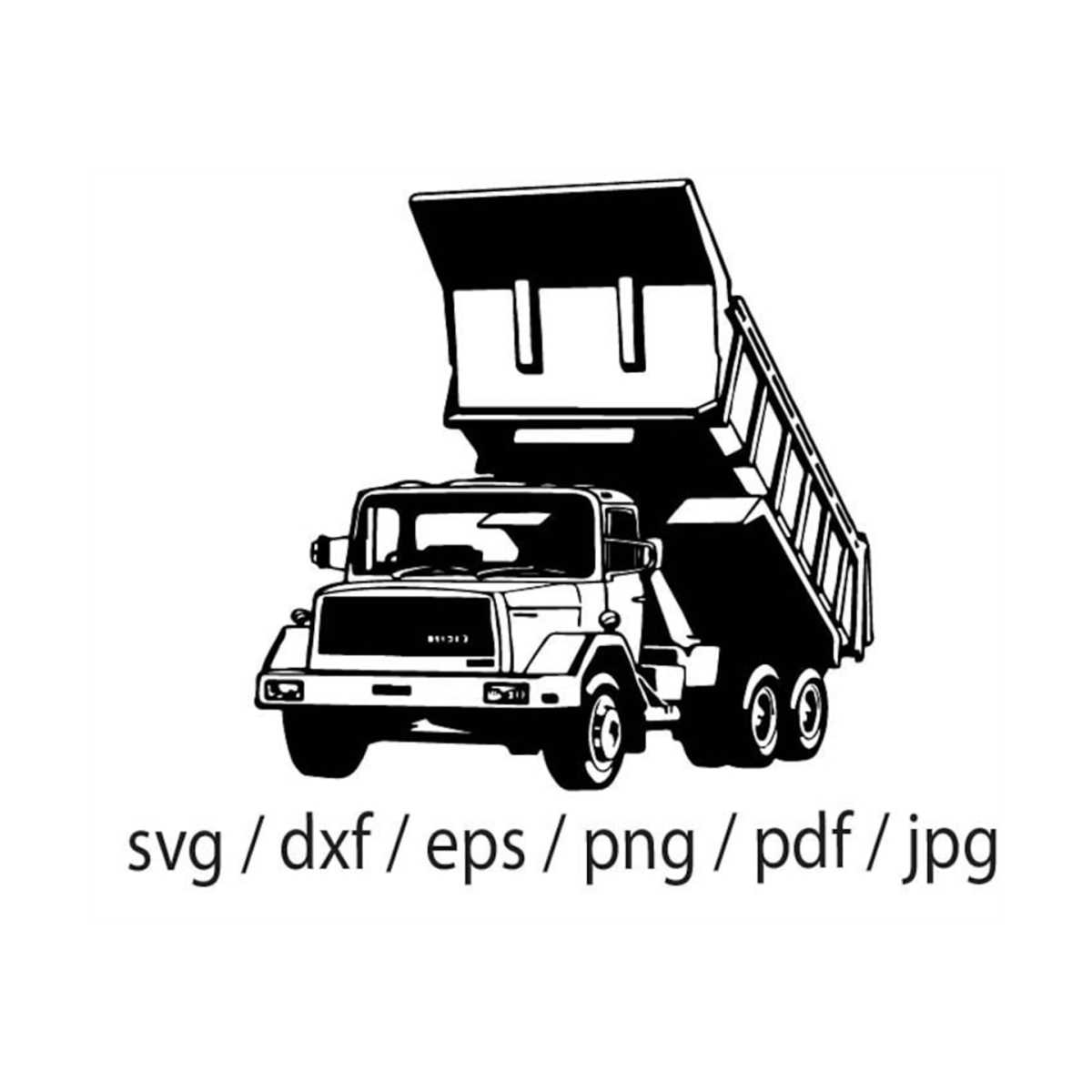 dump truck svg - Inspire Uplift