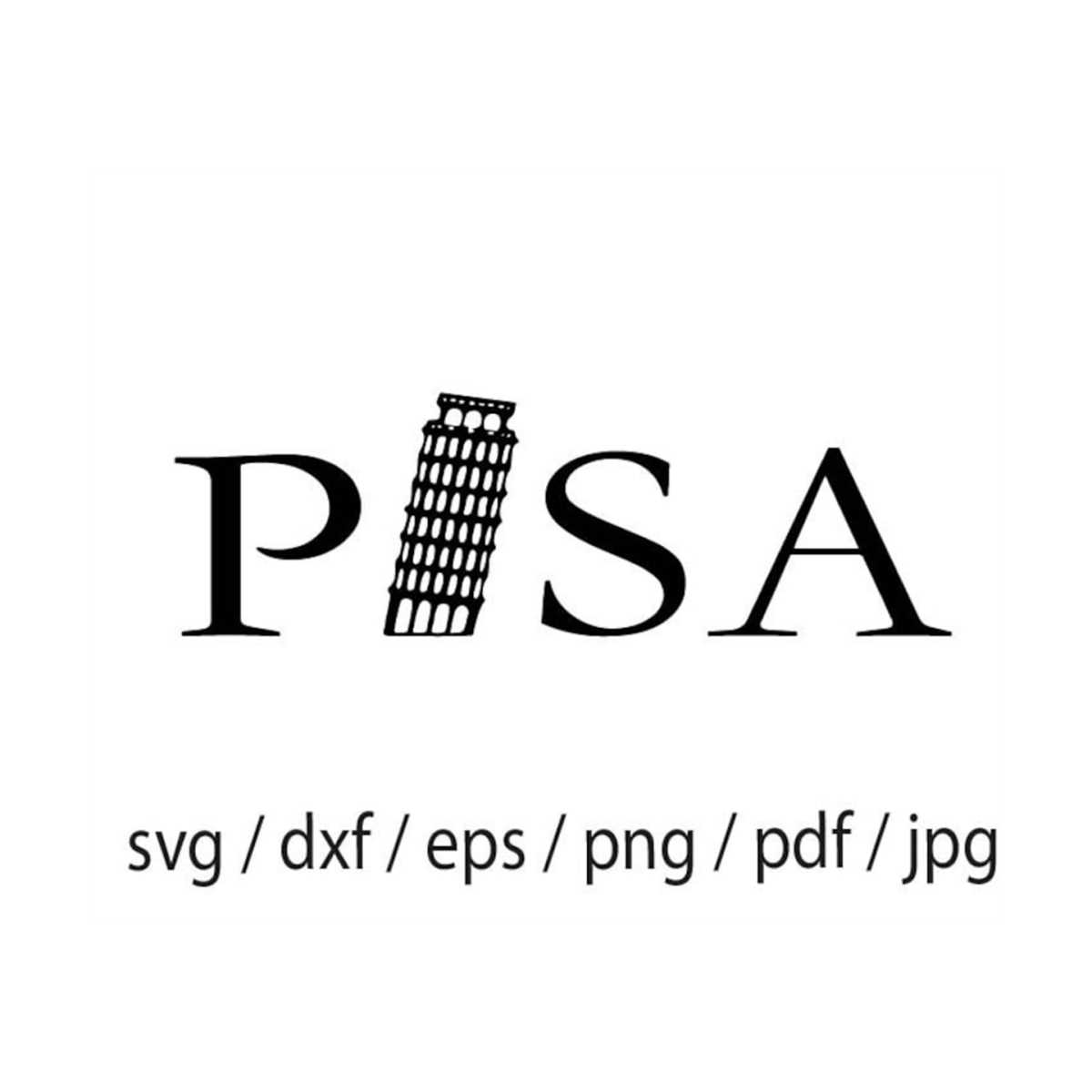 Pisa svg , Italy svg , Skyline , Cityscape ,Pisa Tower Cut F - Inspire ...