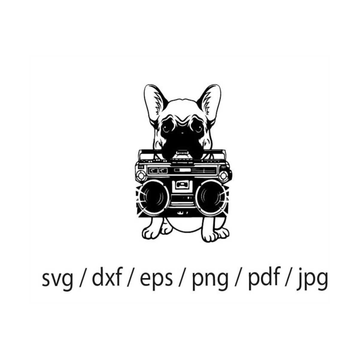 boombox and dog svg, Hip Hop, Boom Box, Music, Radio, Songs, | Inspire ...