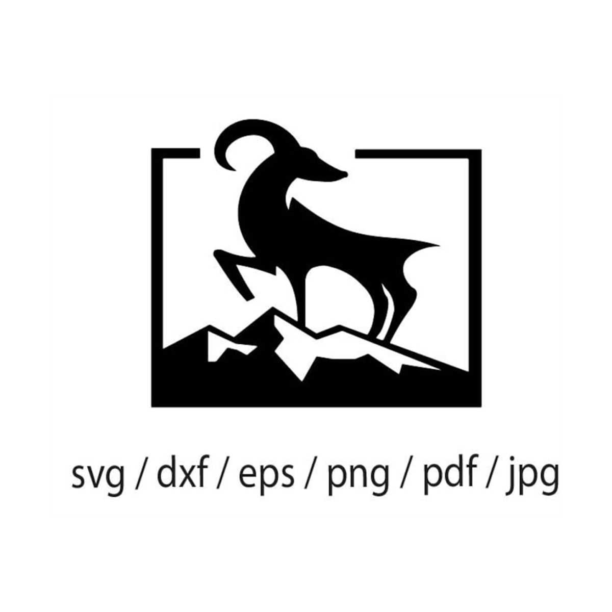 Goat svg file, Goat cut file, Animal Design, Cute Goat svg, | Inspire ...