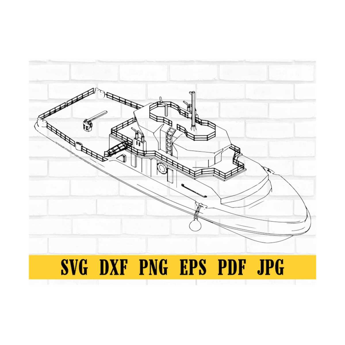 Boat Sketch Svg, Speedboat Svg Yacht Png, Sailing Ship Svg, | Inspire ...