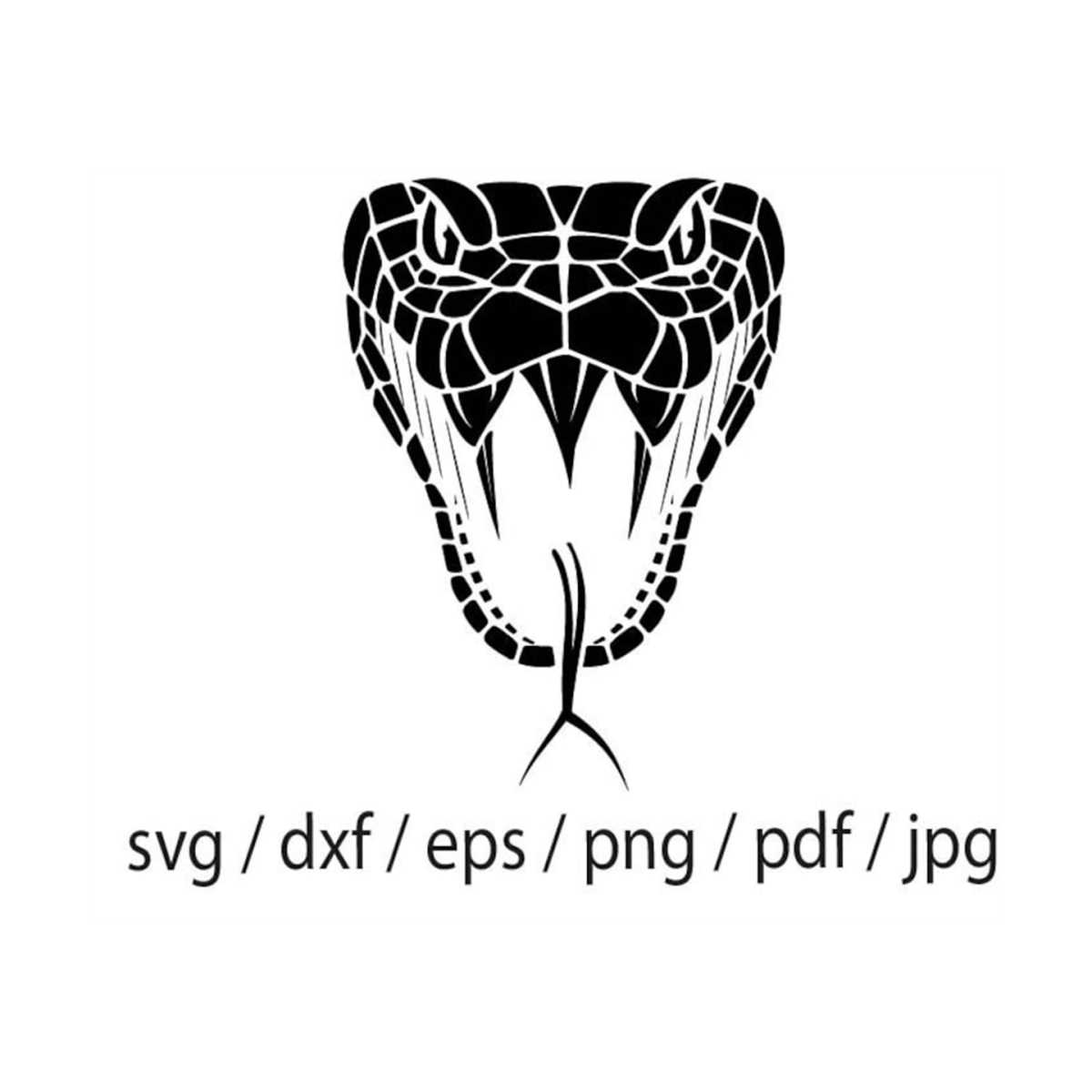 Angry Viper Snake Svg, Viper Svg, Snake Mascot Svg, Snake Sv - Inspire ...