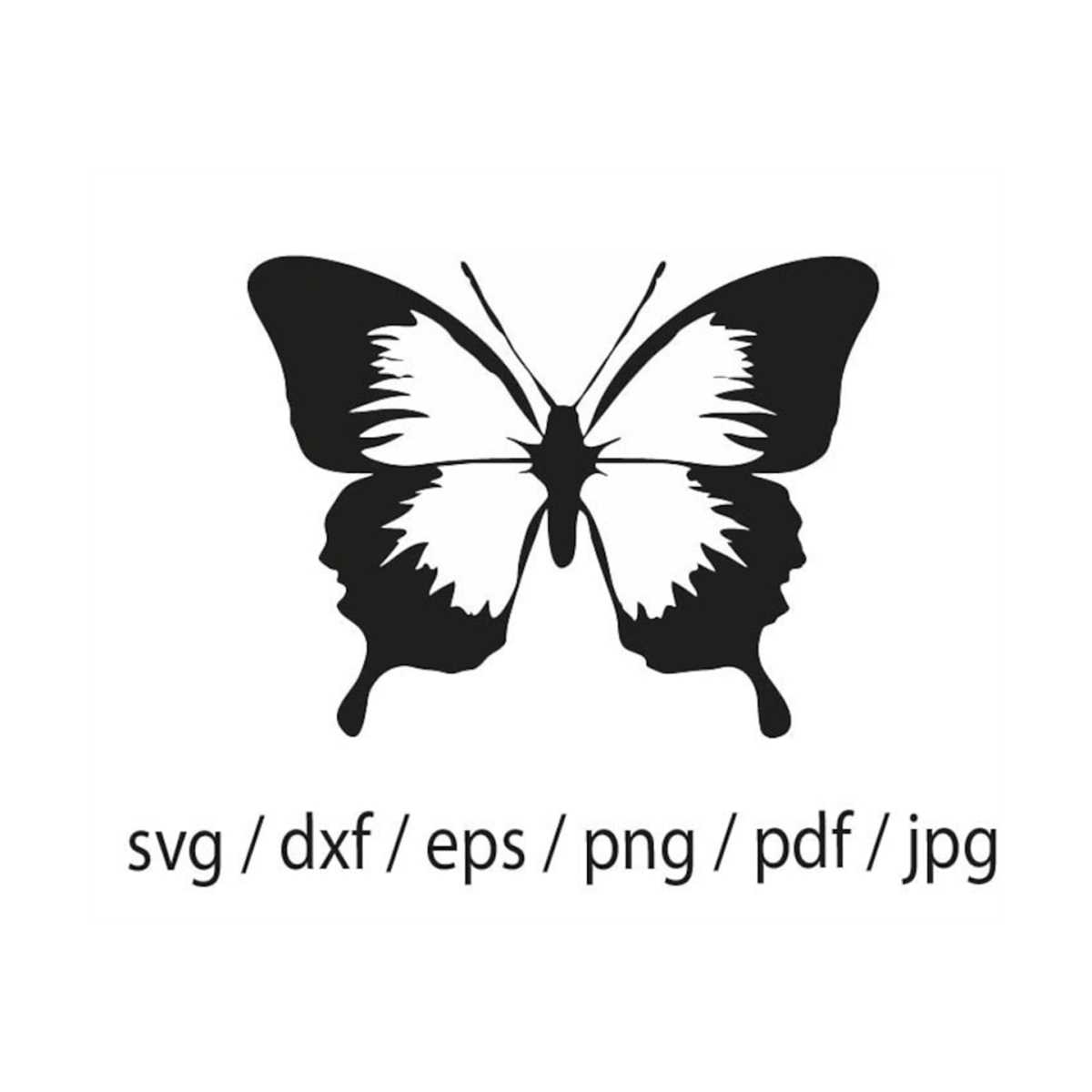 Butterfly Svg, Butterfly Dxf, Butterfly Png, Butterfly Clipa | Inspire ...