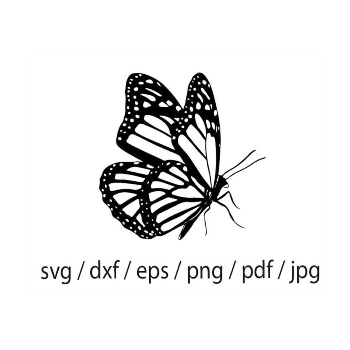Butterfly Svg, Butterfly Dxf, Butterfly Png, Butterfly Clipa | Inspire ...