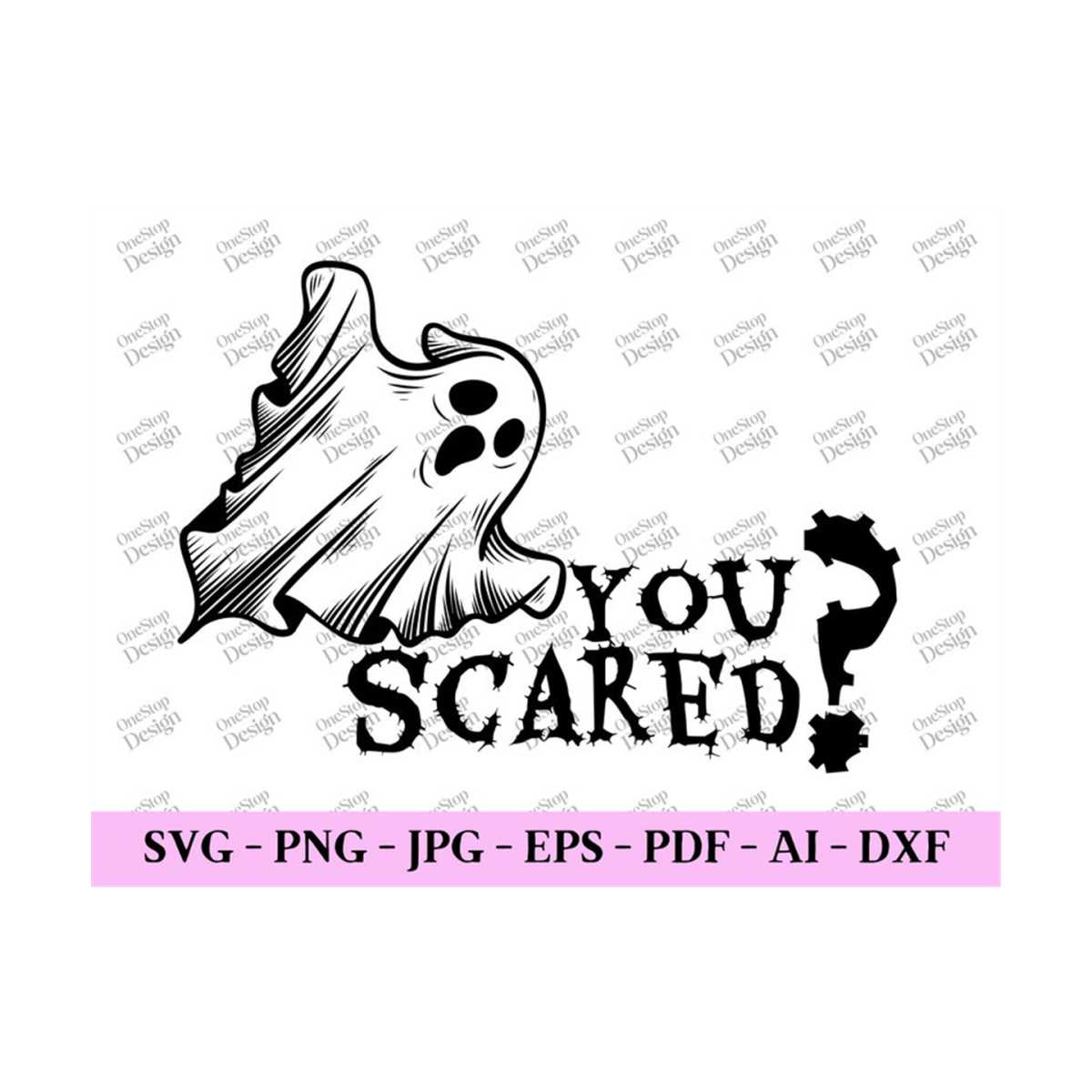 You Scared Svg, Halloween Ghost Svg, Halloween Shirt Svg, Ha | Inspire ...