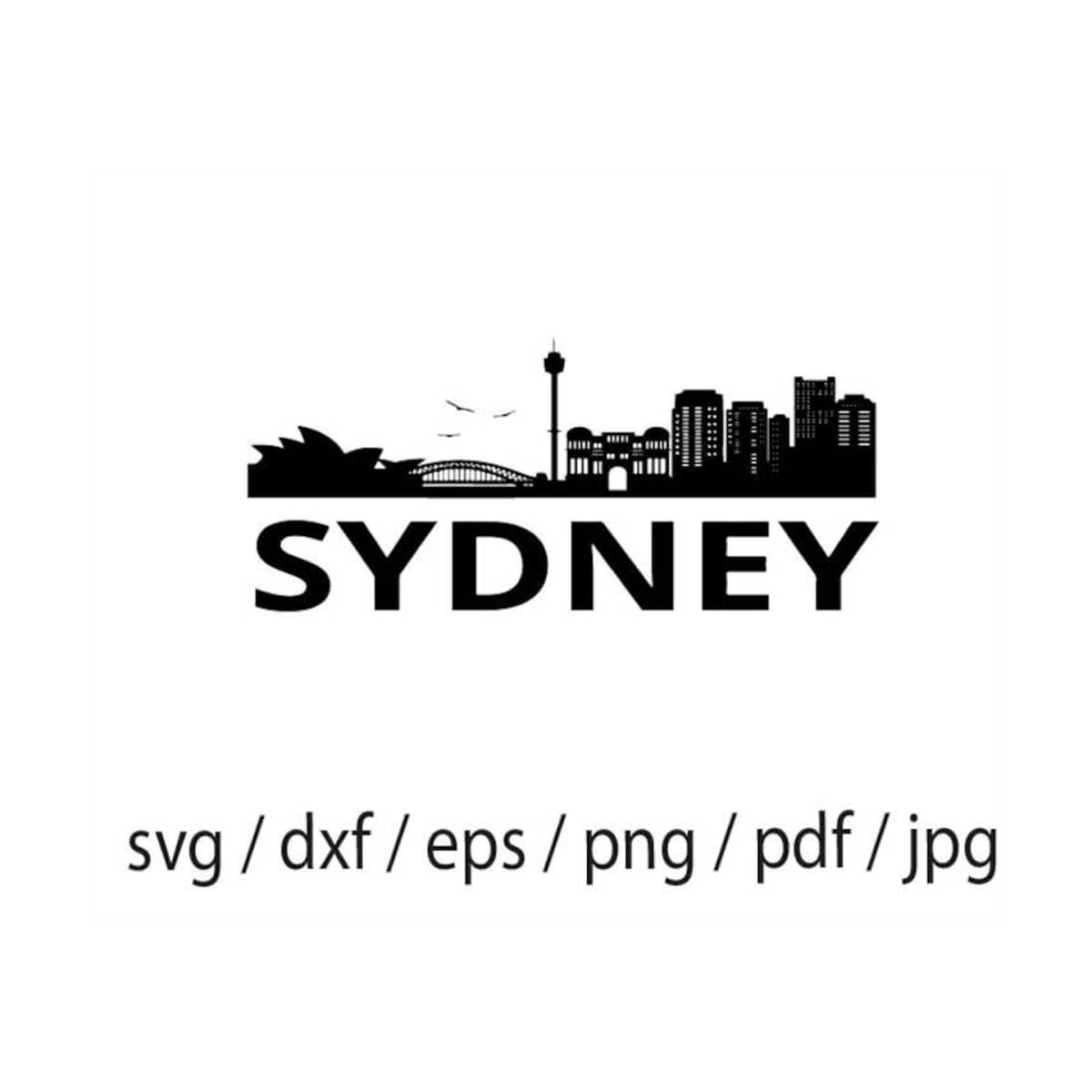 Sydney Cityscape SVG, Sydney SVG, Harbor Bridge SVG, Harbor | Inspire ...