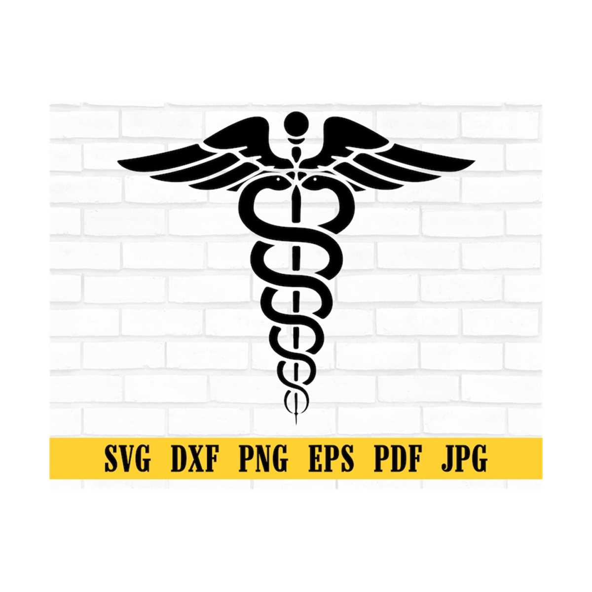 Medical Symbol SVG, Caduceus Svg, MD Svg, Star of Life Svg, | Inspire ...