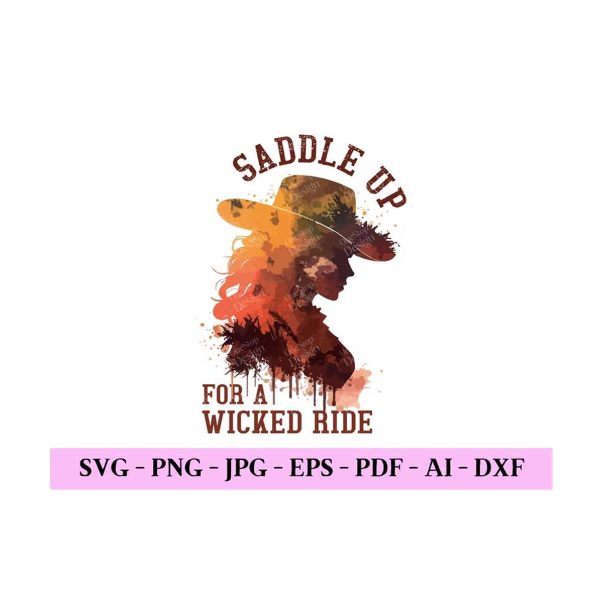 Saddle Up For A Wicked Ride Svg, Western Cowgirl Svg, Cowgir | Inspire ...