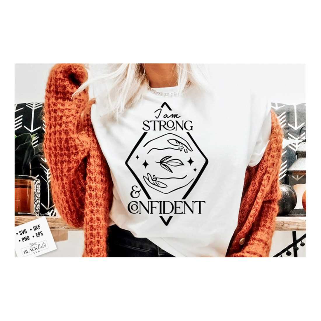 I am strong svg, Positive affirmations svg, Botanical svg, S - Inspire ...